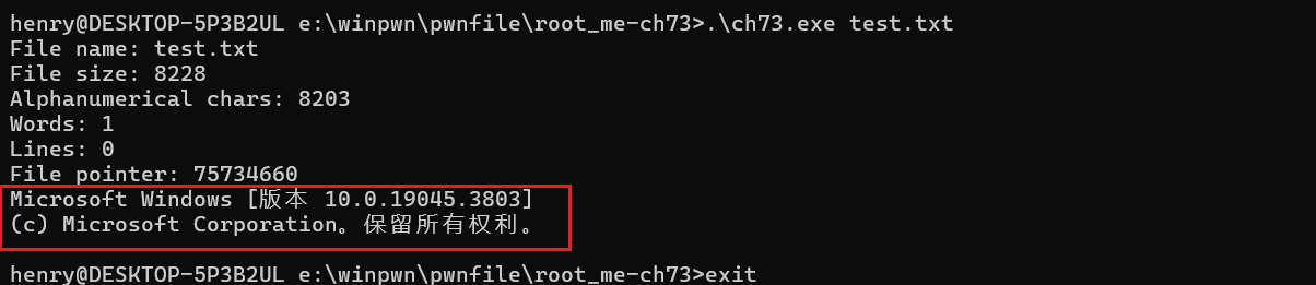 Windows pwn 入门 - Henry Martin